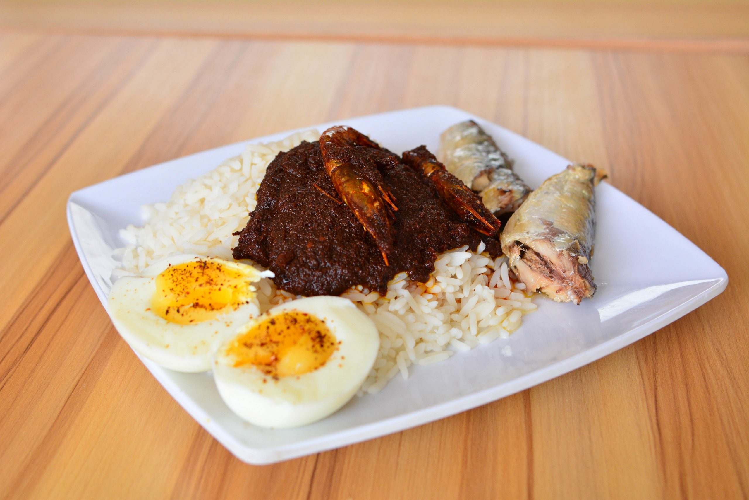 White Rice + Titus Fish + Boiled Egg Combo - Sweetn'Spicee Bistro
